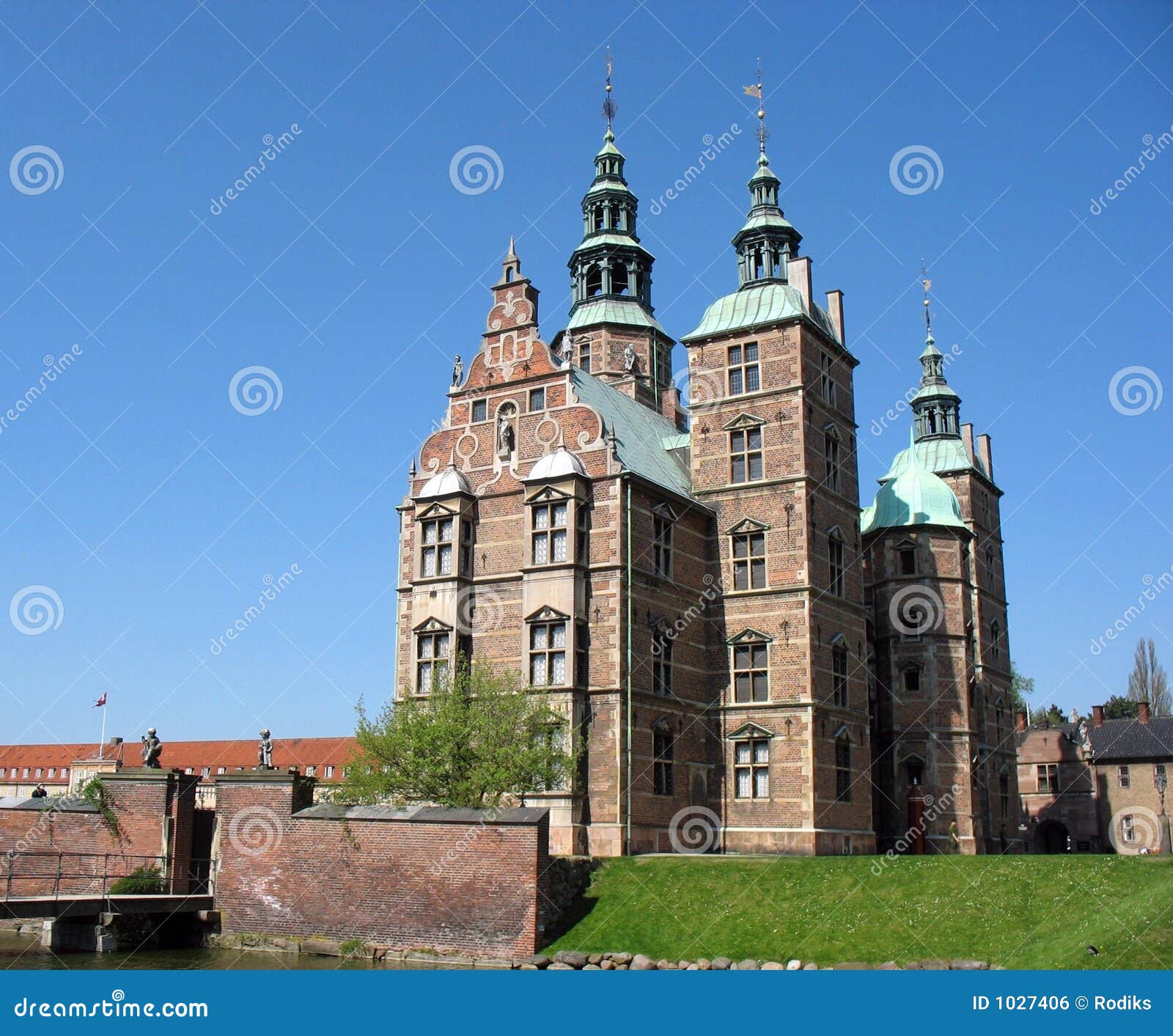 Rosenborg Castle 2 stock photo. Image of garden, green - 1027406