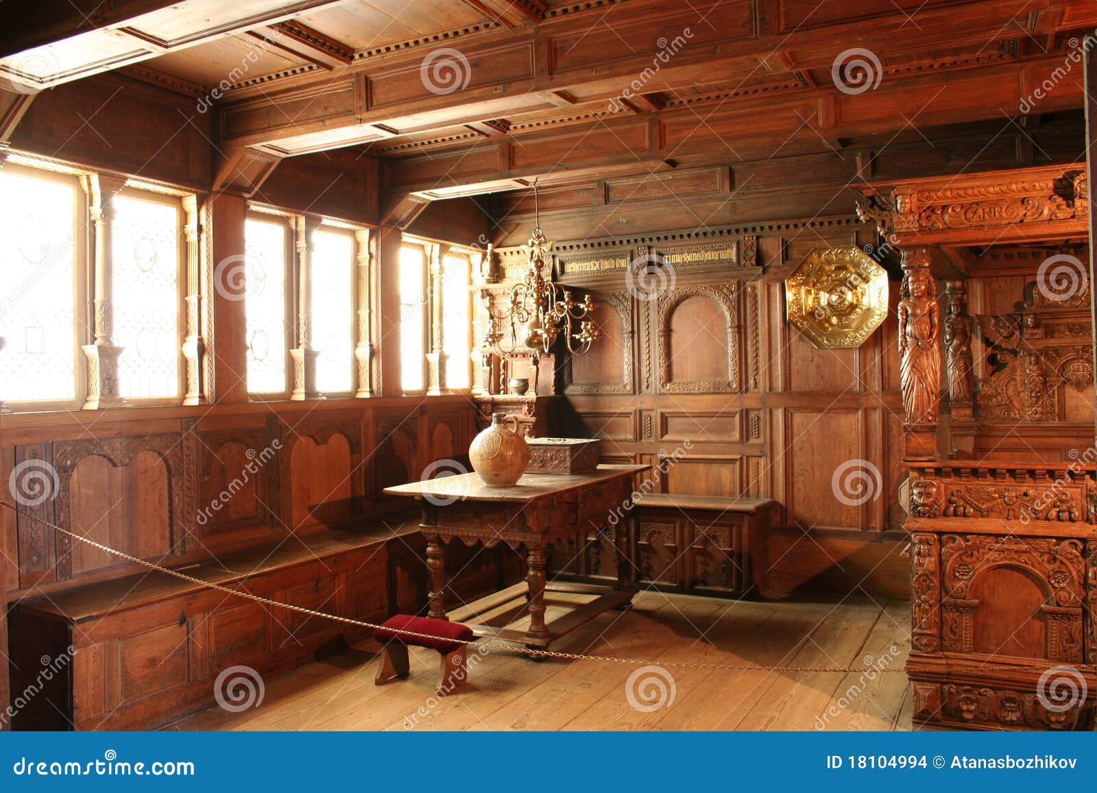 Interior of Rosenborg Castle in Copenhagen, Denmark Stock Photo - Image ...