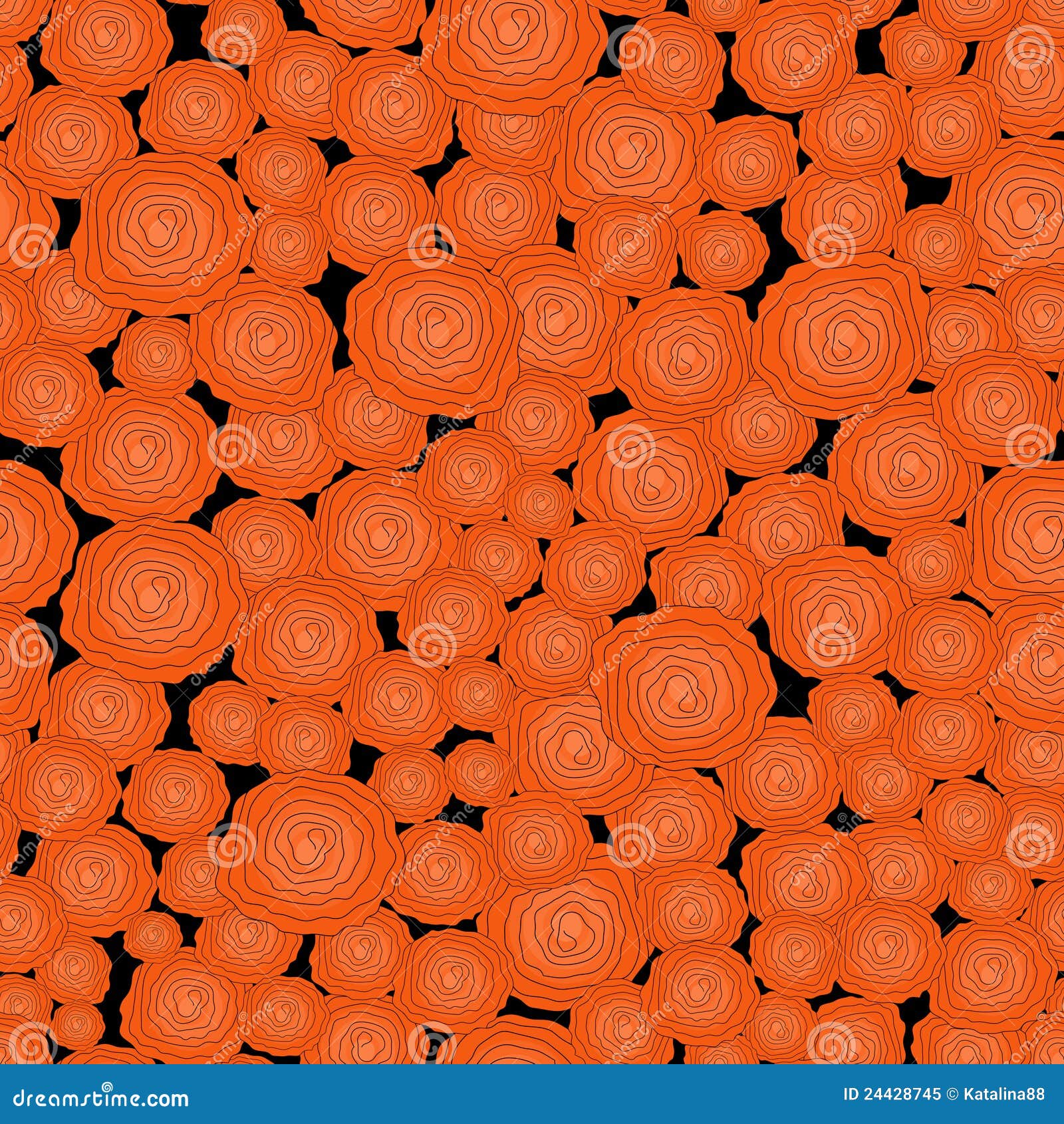 Roses stock vector. Illustration of curve, wallpaper - 24428745