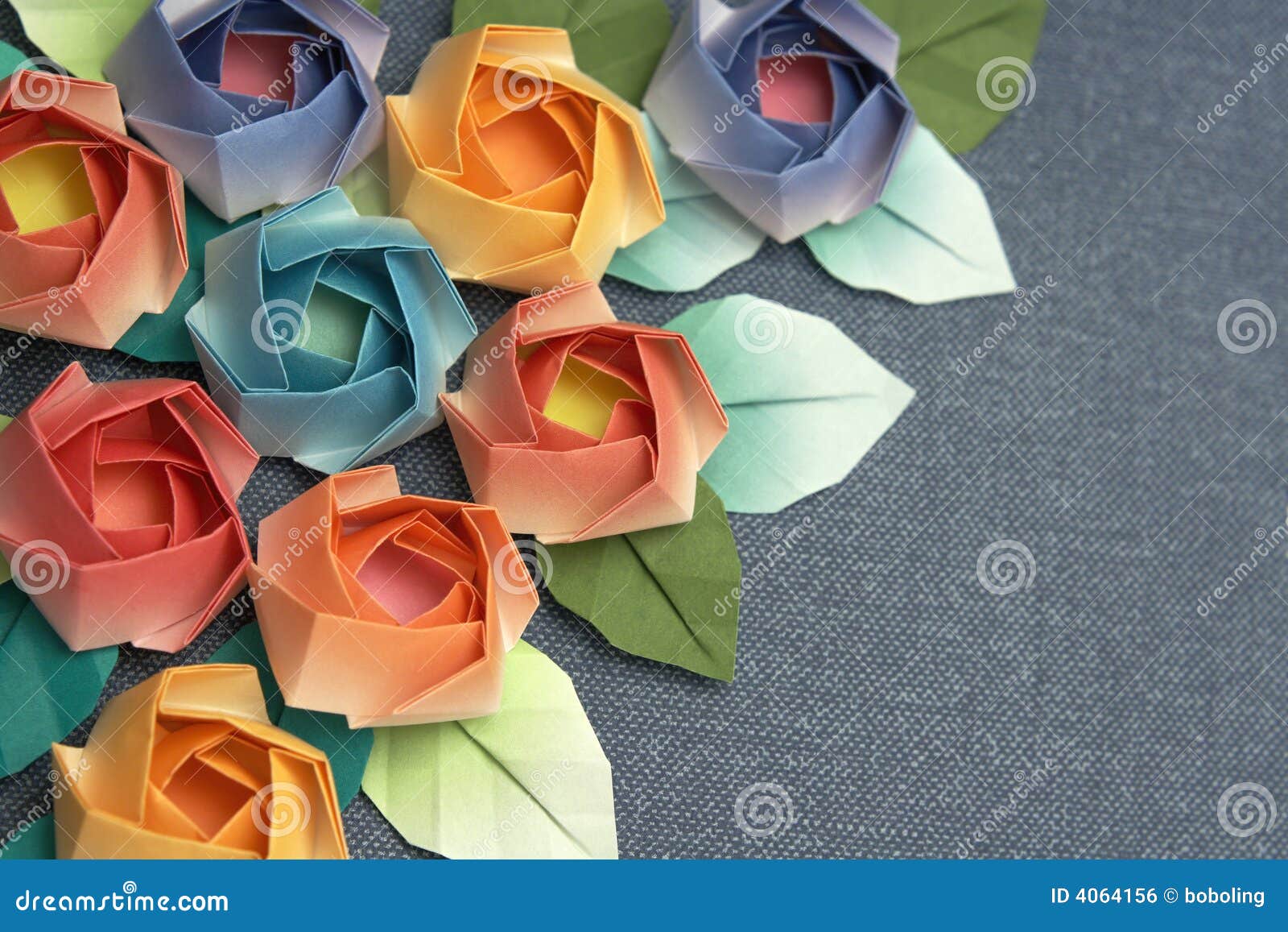 Roses stock photo. Image of folding, craft, japanese, background - 4064156
