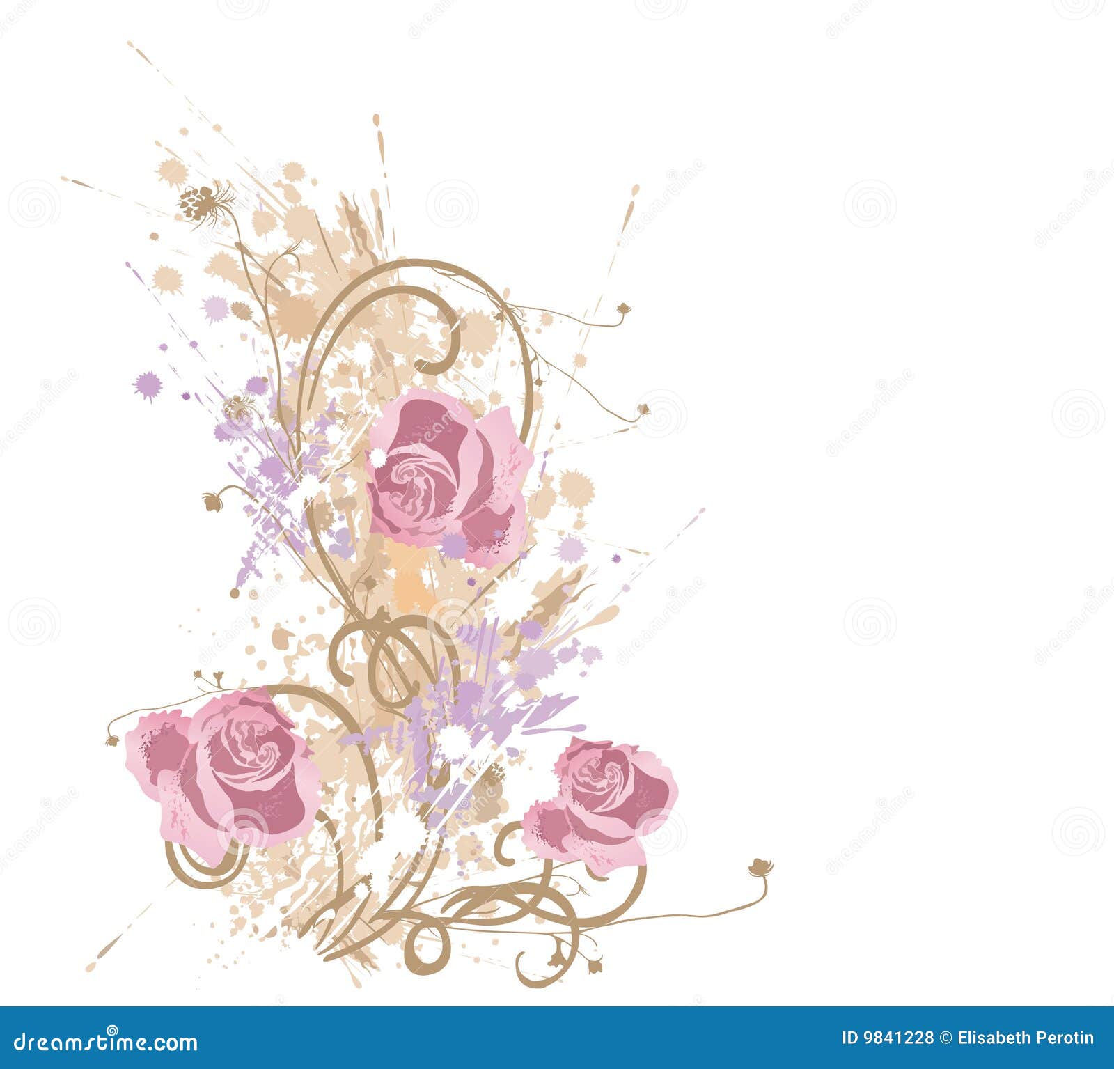 Roses stock illustration. Illustration of roses, fancy - 9841228