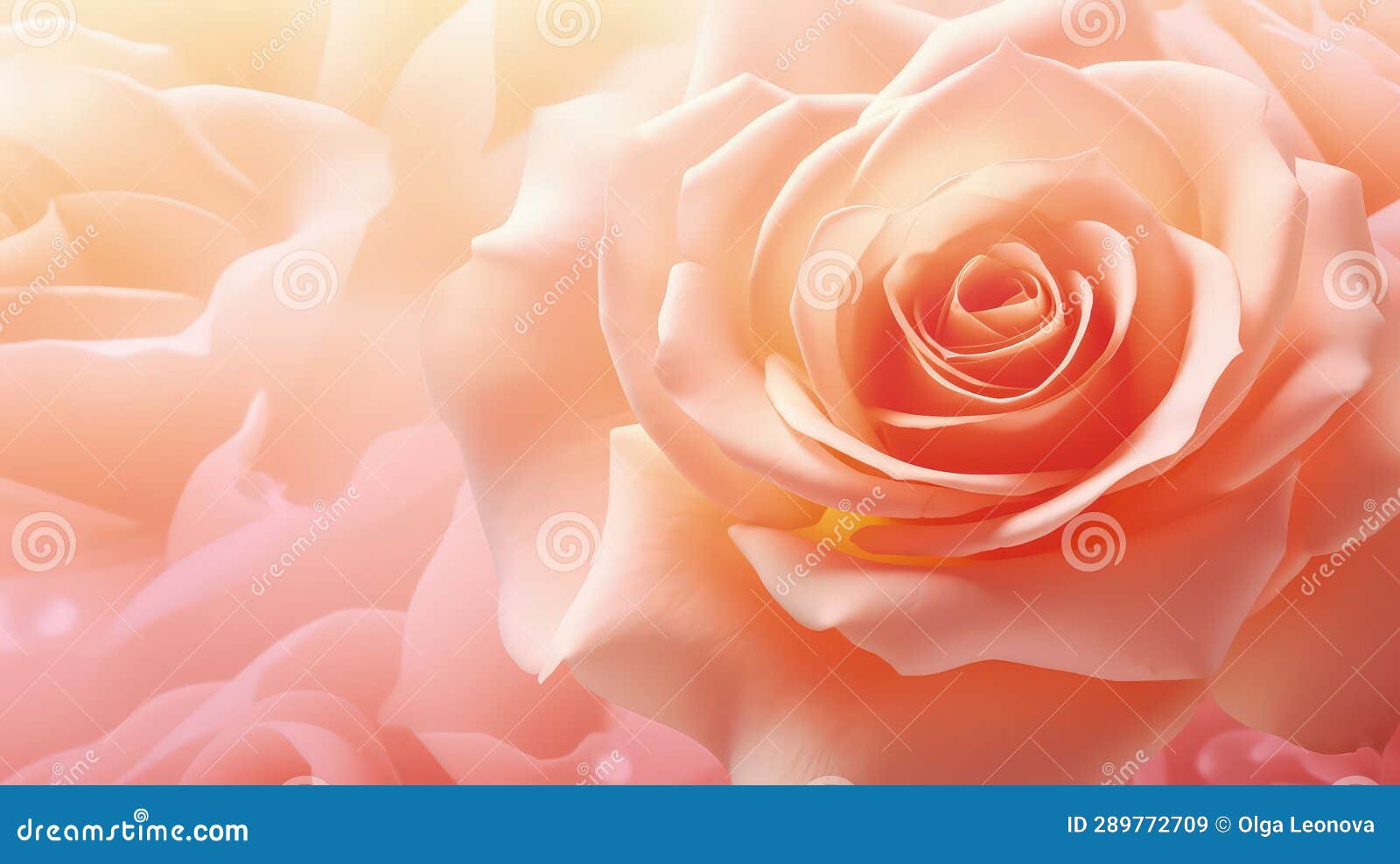 Roses banner stock illustration. Illustration of beauty - 289772709