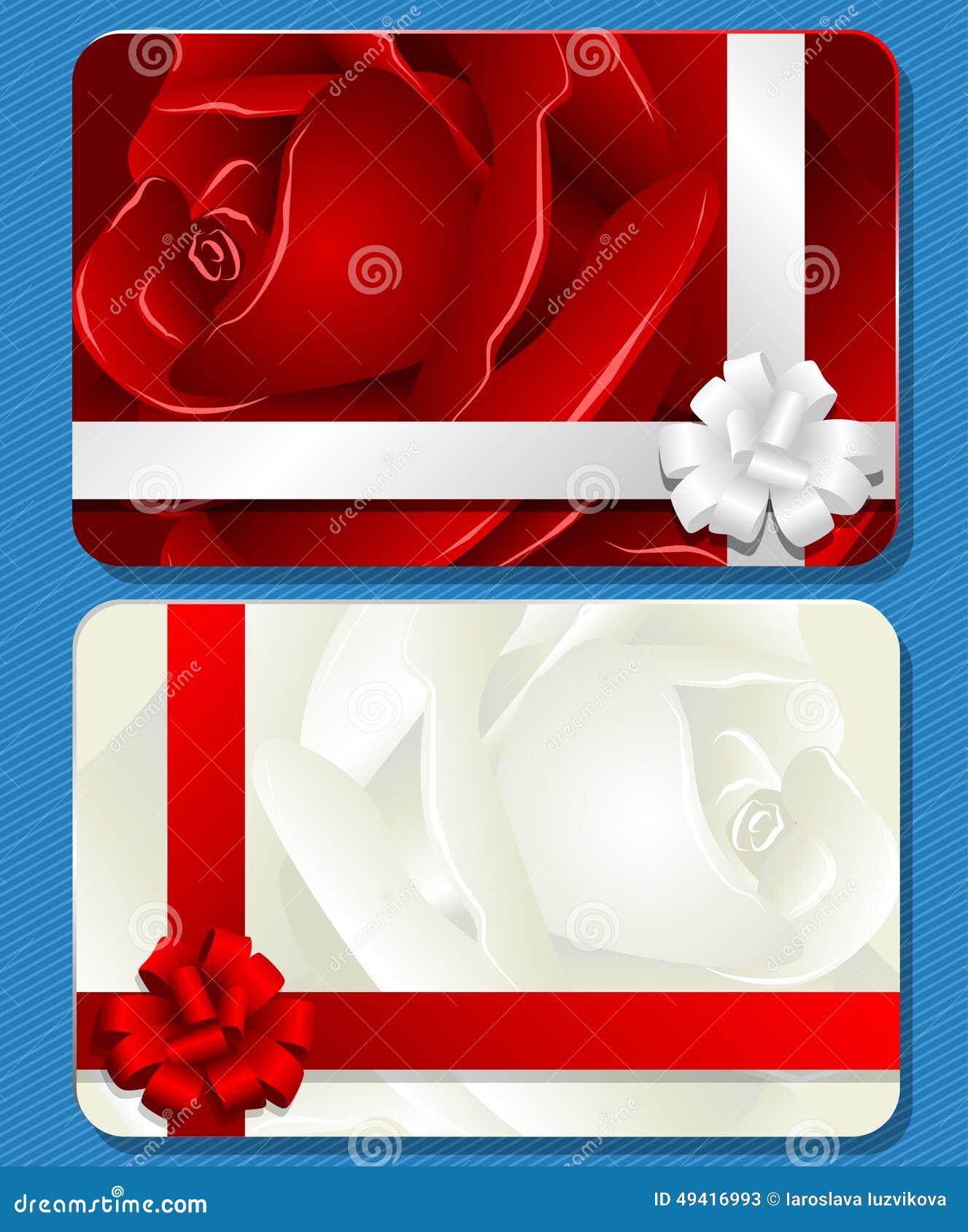 Roses card stock vector. Illustration of glossy, abstract - 49416993