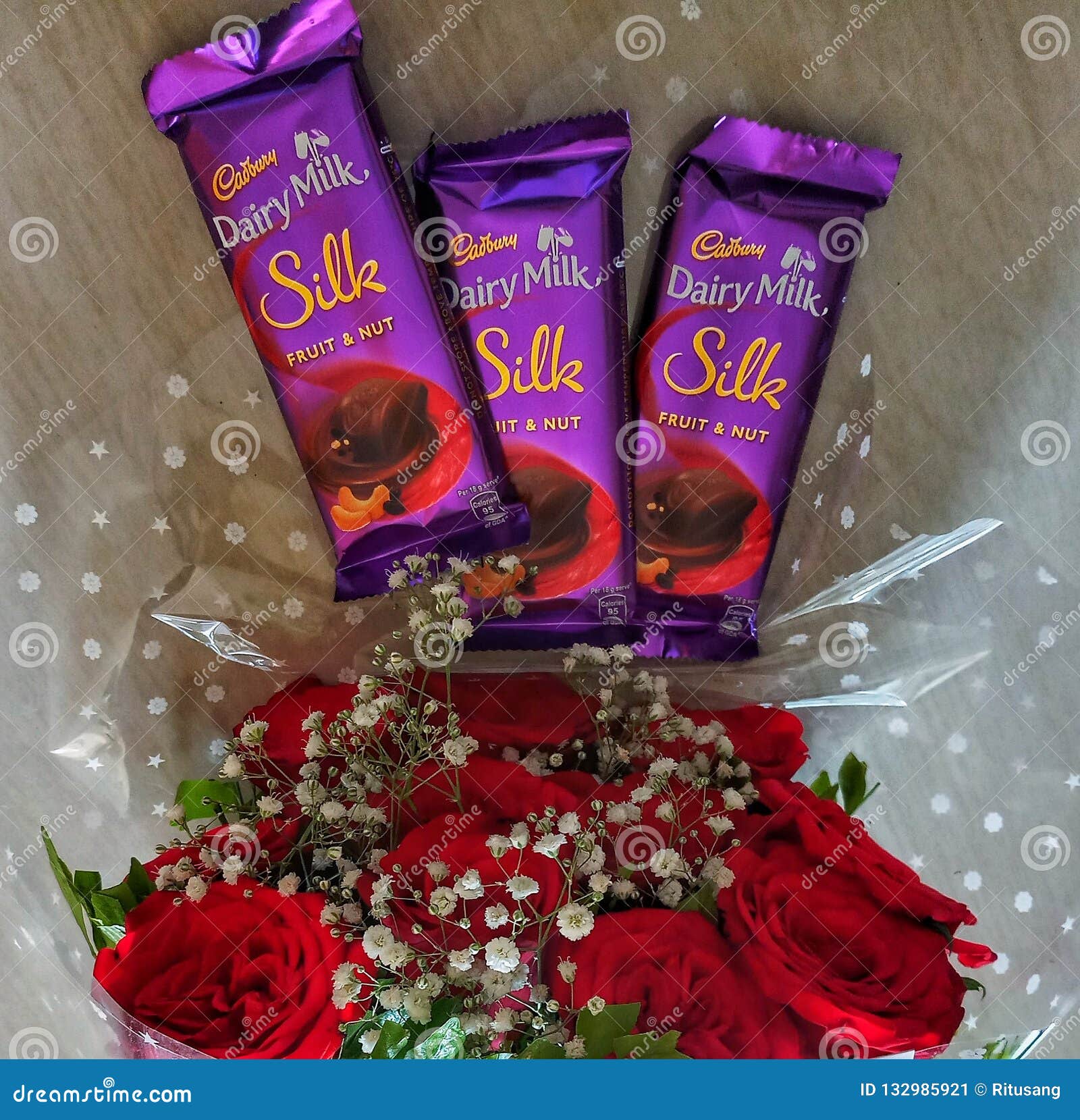 Roses and Chocolates editorial photo. Image of bouquet - 132985921
