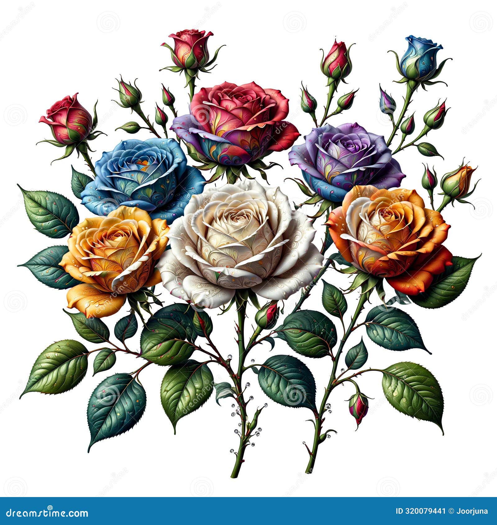 Roses Clipart Bundle, Featuring Detailed Roses Pack, Sublimation ...
