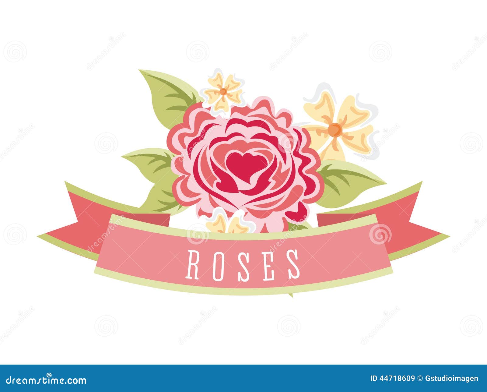 Roses design stock vector. Illustration of frame, roses - 44718609