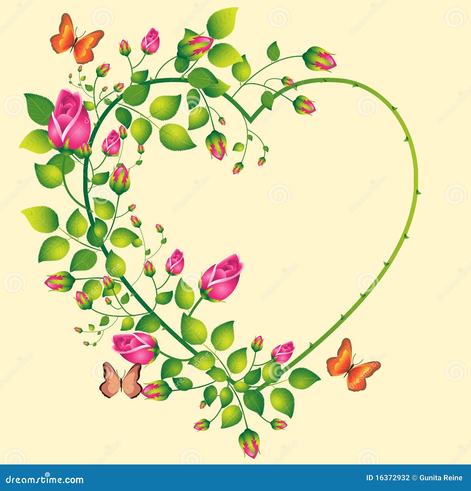 Roses frame stock vector. Illustration of card, detail - 16372932 Roses frame stock vector. Illustration of card, detail - 16372932