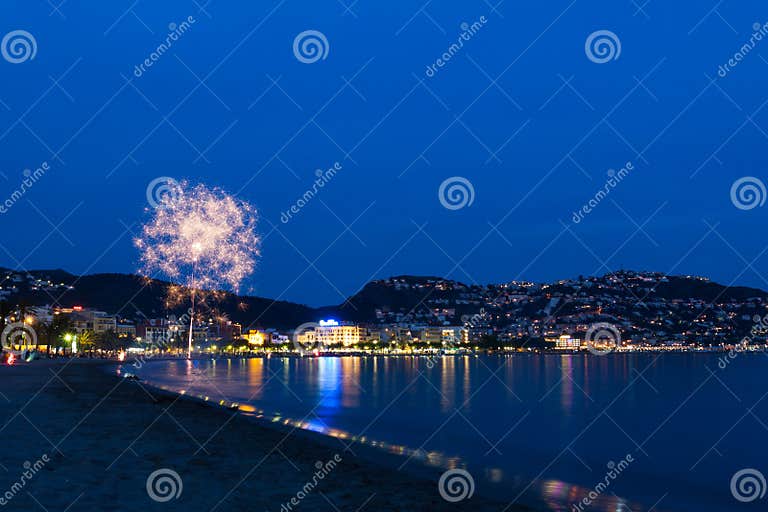Roses, Girona fireworks stock photo. Image of happy, powder - 28647382
