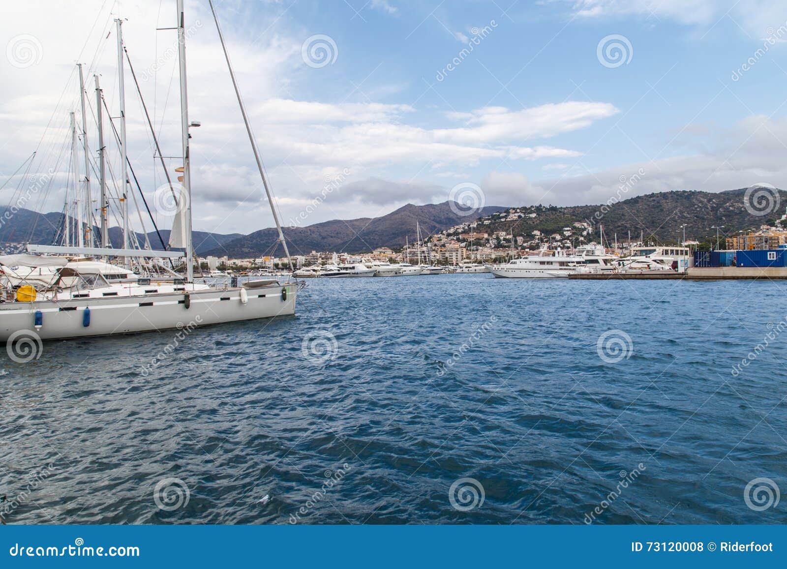Roses Port View from Catalonia, Spain in August Editorial Stock Photo ...