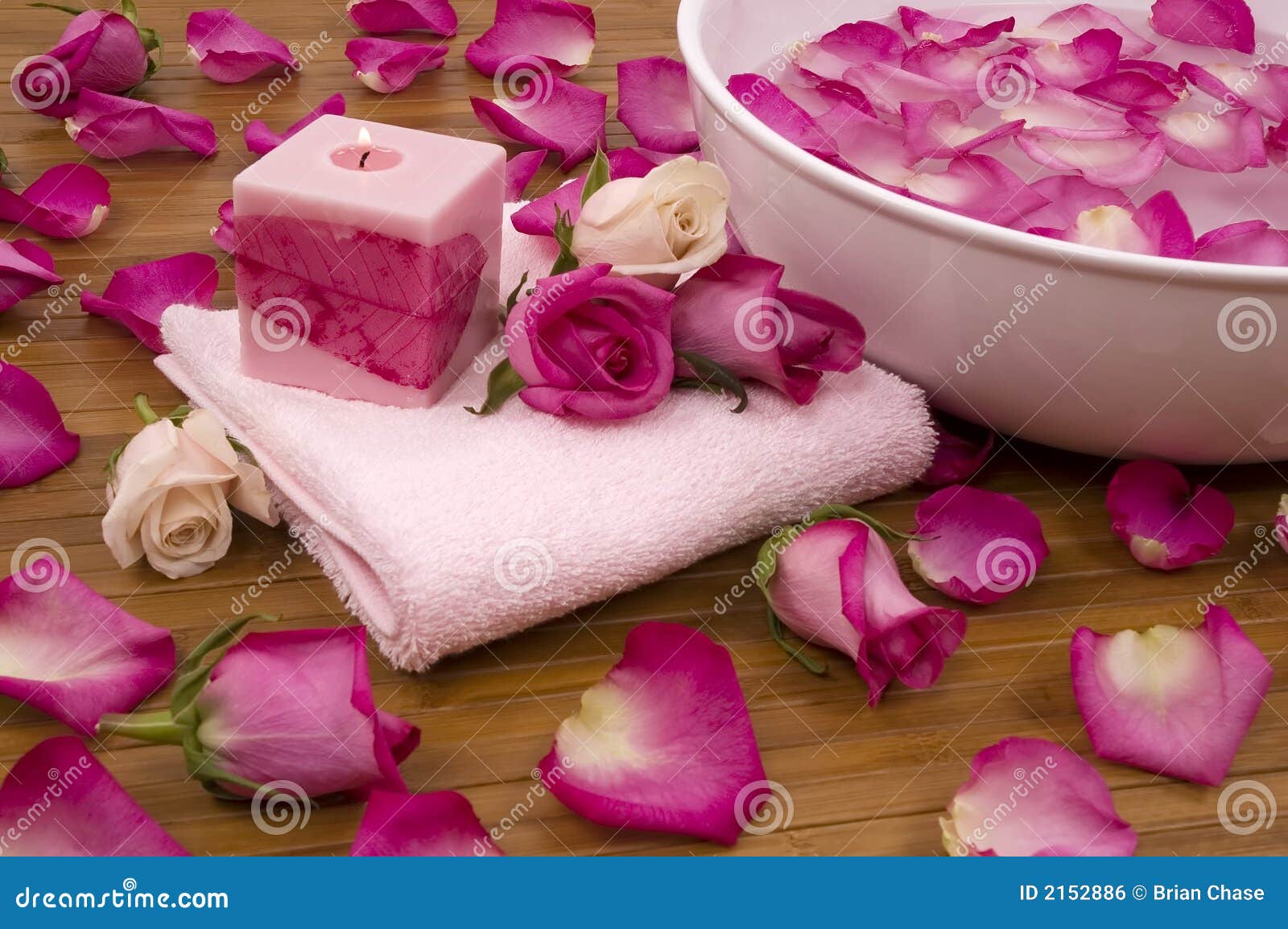 Roses in a Spa stock photo. Image of pamper, beautiful - 2152886