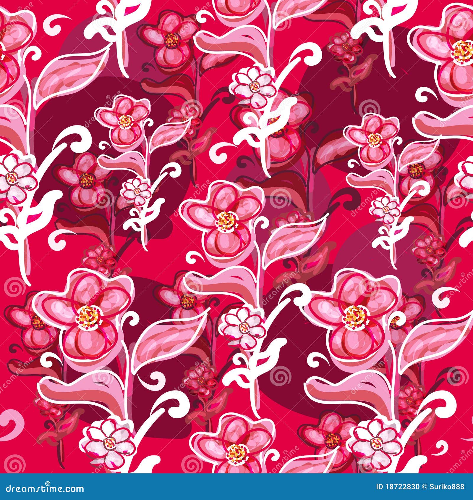 Roses texture stock vector. Illustration of natural, flourishes - 18722830