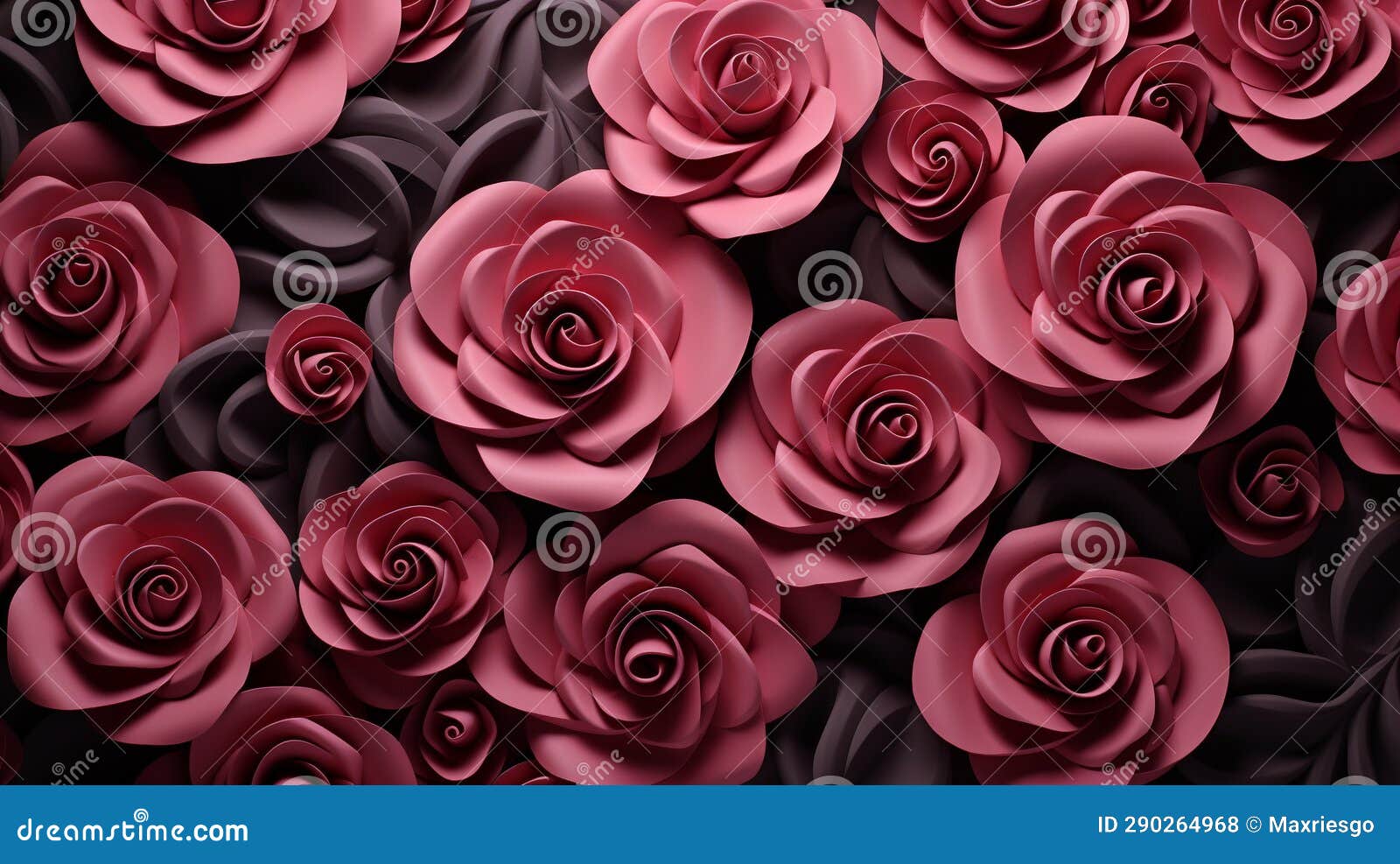 Roses Texture Flower Background Image Stock Illustration - Illustration ...