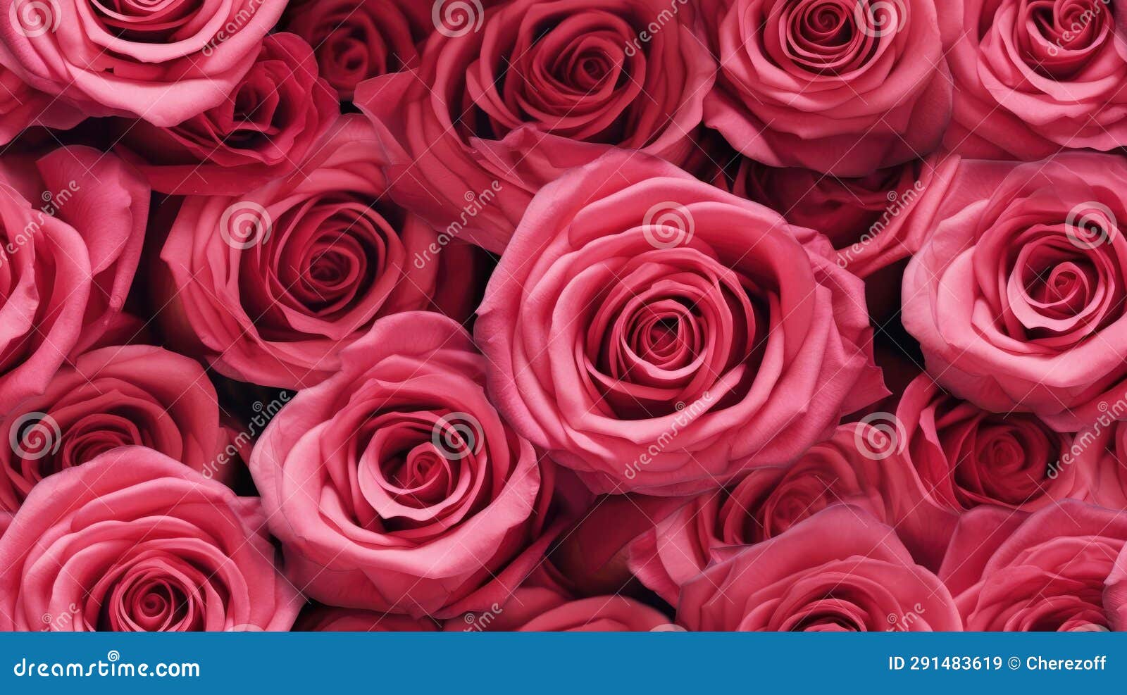 Roses top view stock illustration. Illustration of detail - 291483619