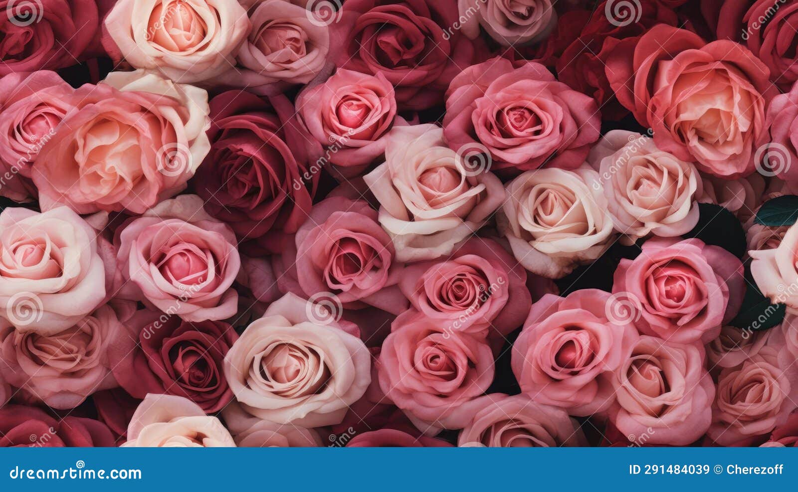 Roses top view stock illustration. Illustration of texture - 291484039