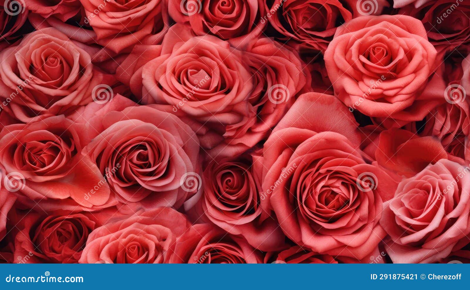Roses top view stock illustration. Illustration of seamless - 291875421