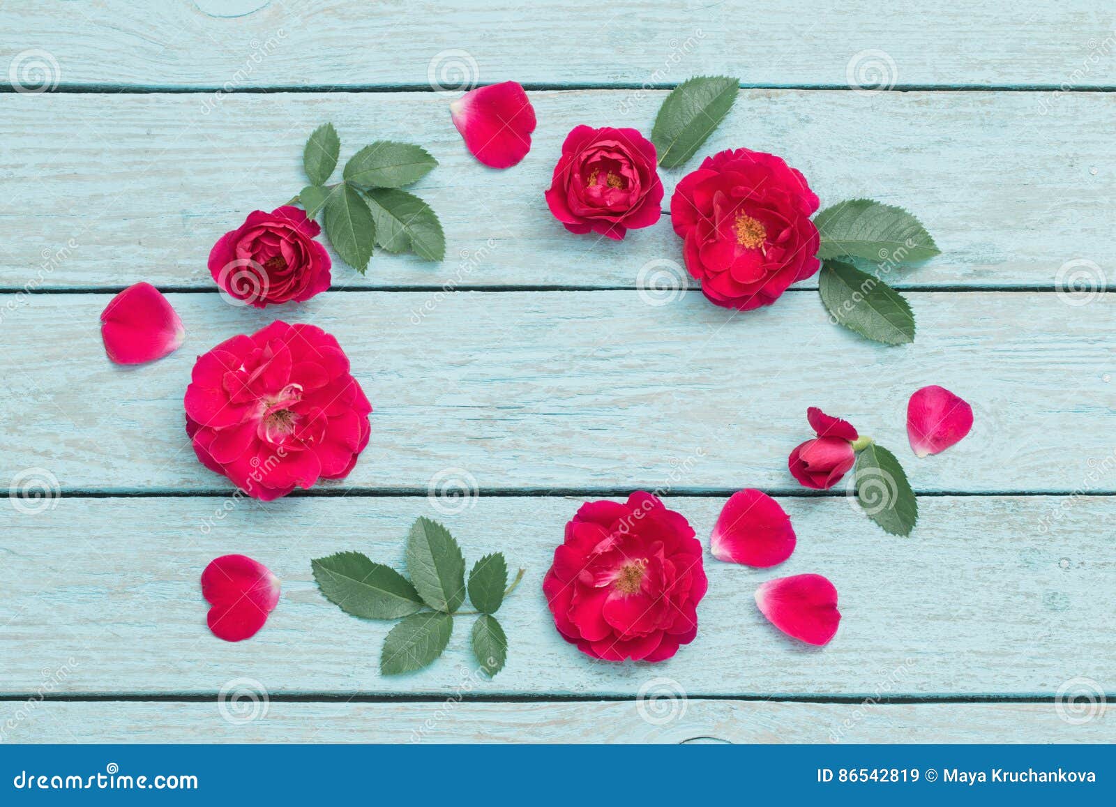 Roses on wooden background stock image. Image of card - 86542819