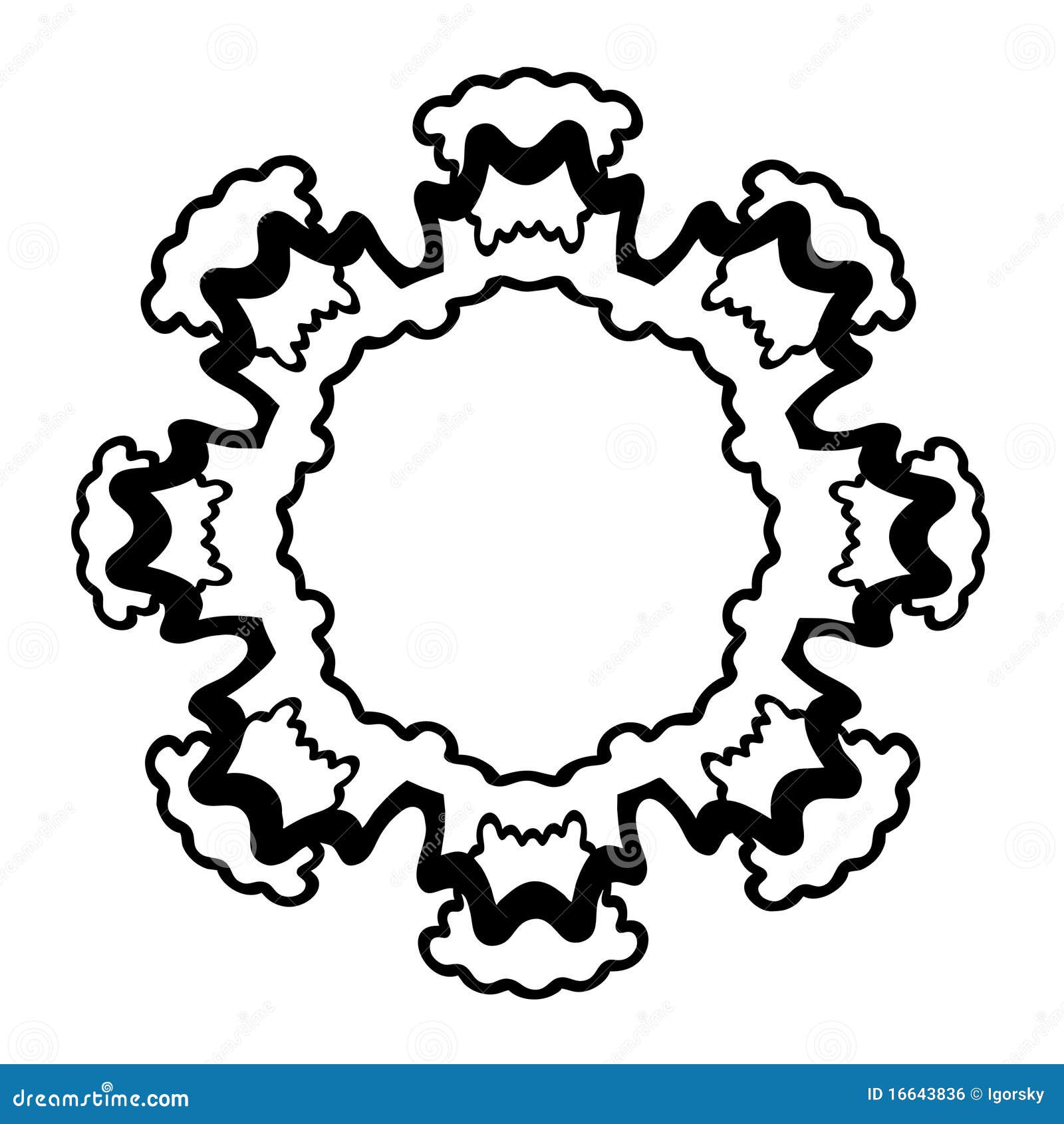 Rosette stock illustration. Illustration of rendered - 16643836