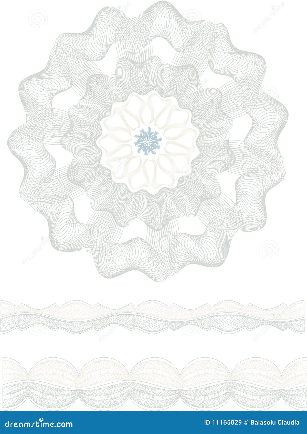 Rosette, Border And Numbers Vector Illustration | CartoonDealer.com ...