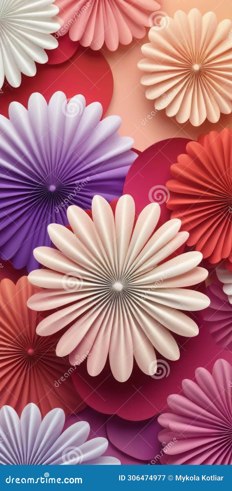 Rosette Shapes in White and Red Stock Image - Image of design, color: 306474977