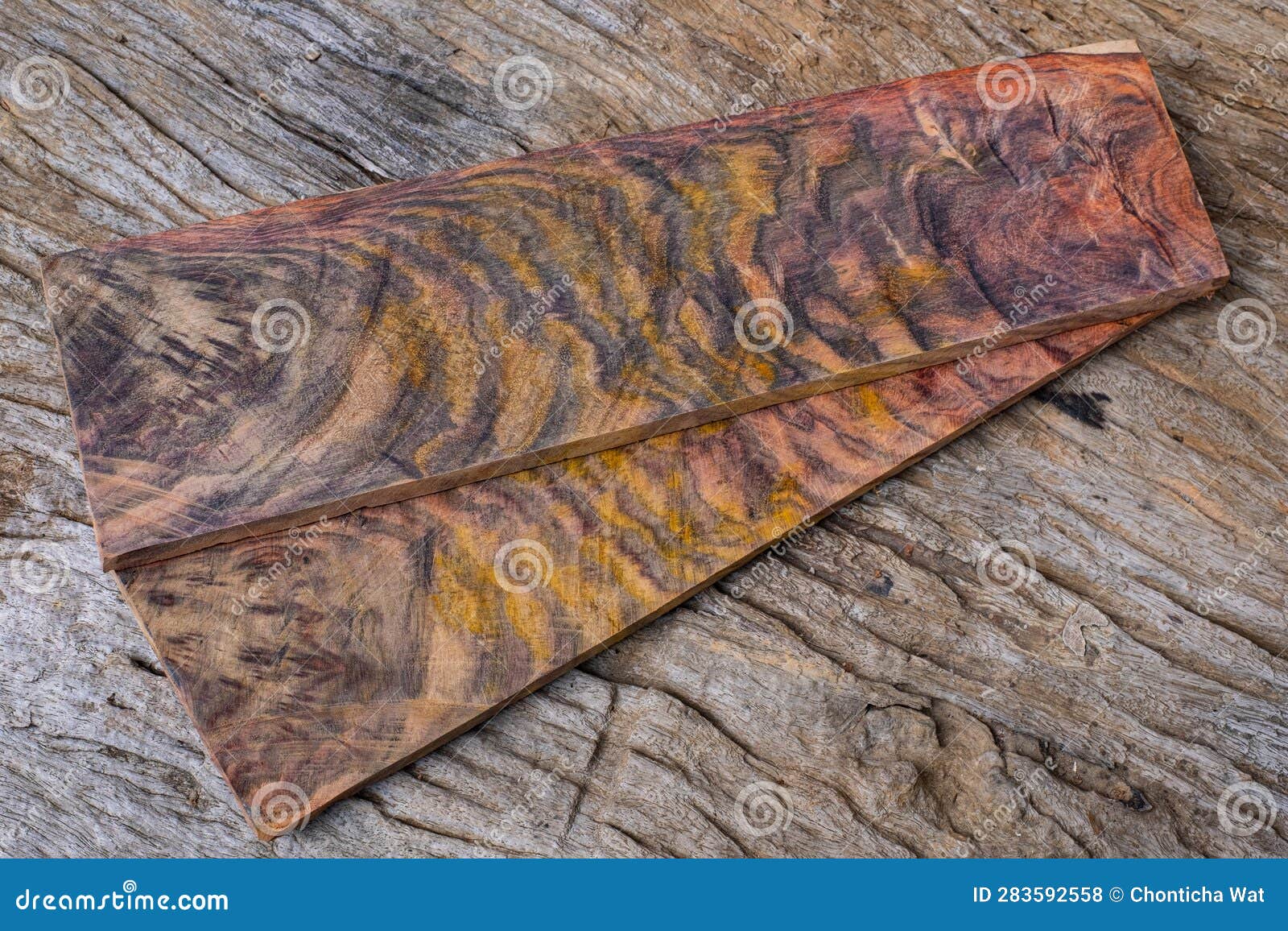 Rosewood Planks Stacked Together Stock Photo - Image of wall, rosewood ...