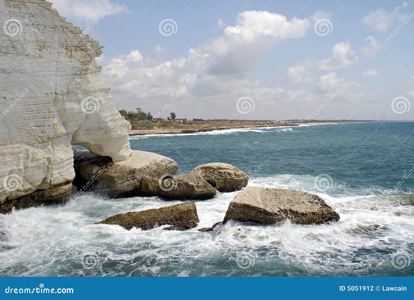 Rosh Hanikra Grottos stock photo. Image of wave, rocky - 5051912