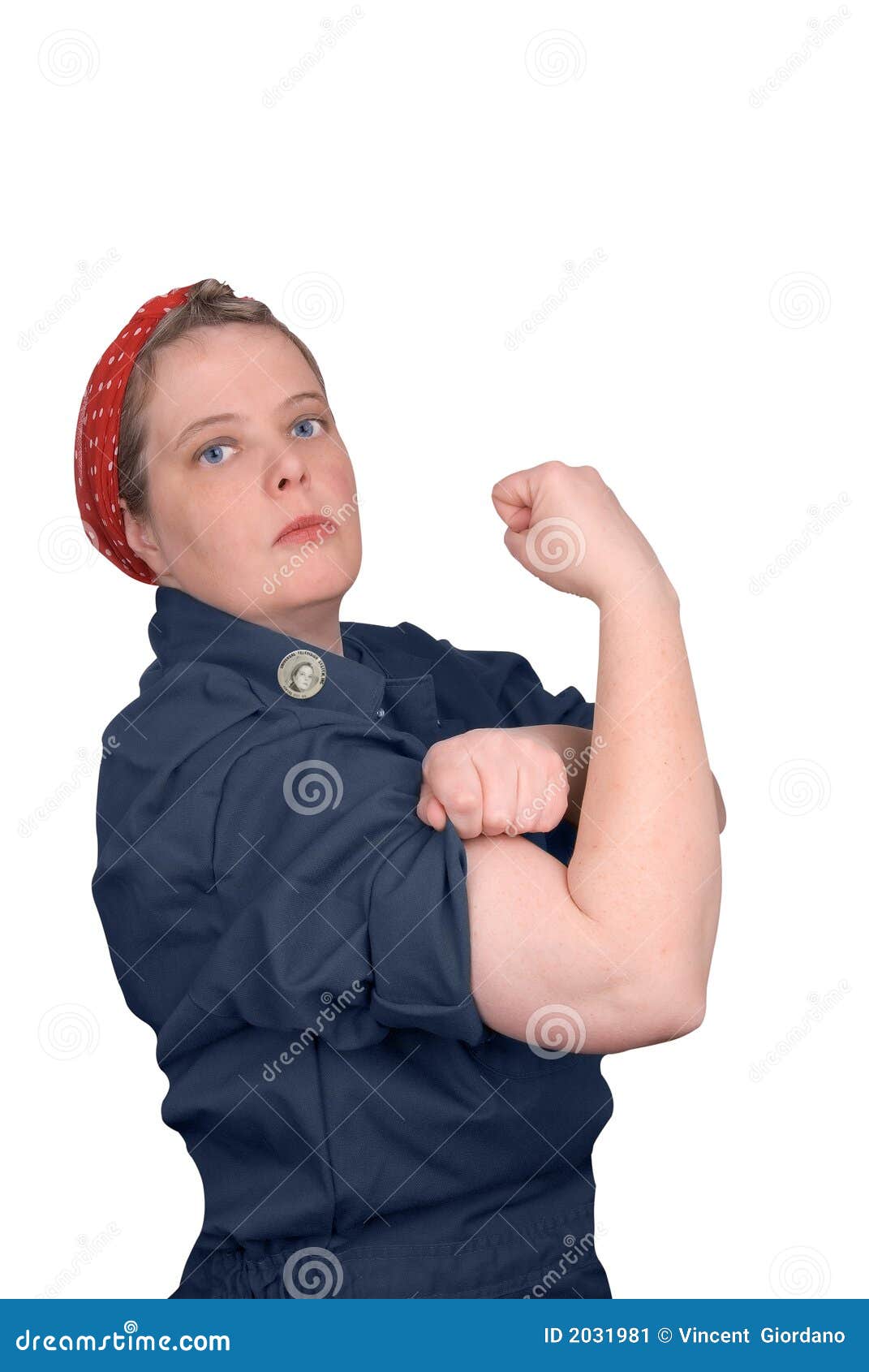 Rosie the riveter stock image. Image of patriotism, factory - 2031981
