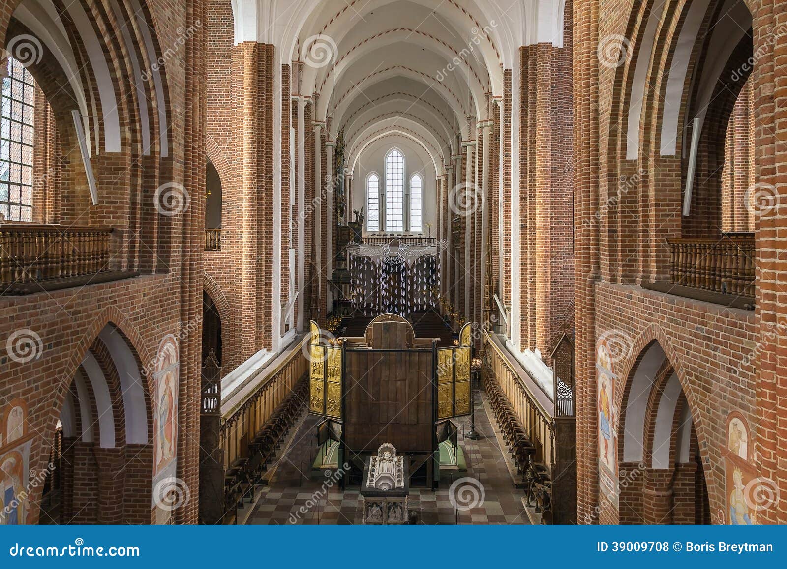 Roskilde Cathedral, Denmark Editorial Stock Photo - Image of gothic ...