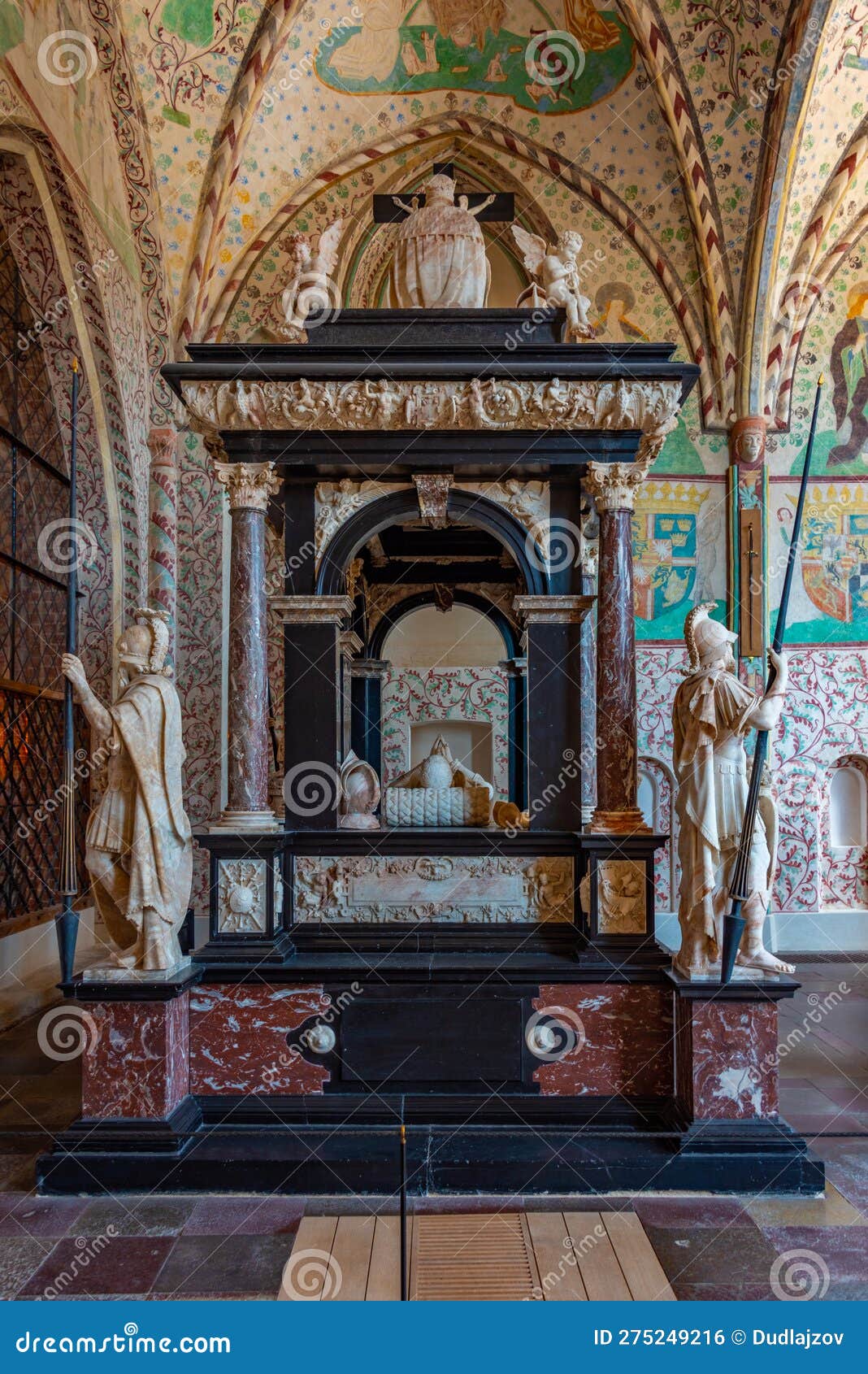 Roskilde, Denmark, June 23, 2022: Royal Tombs Inside of the Rosk ...