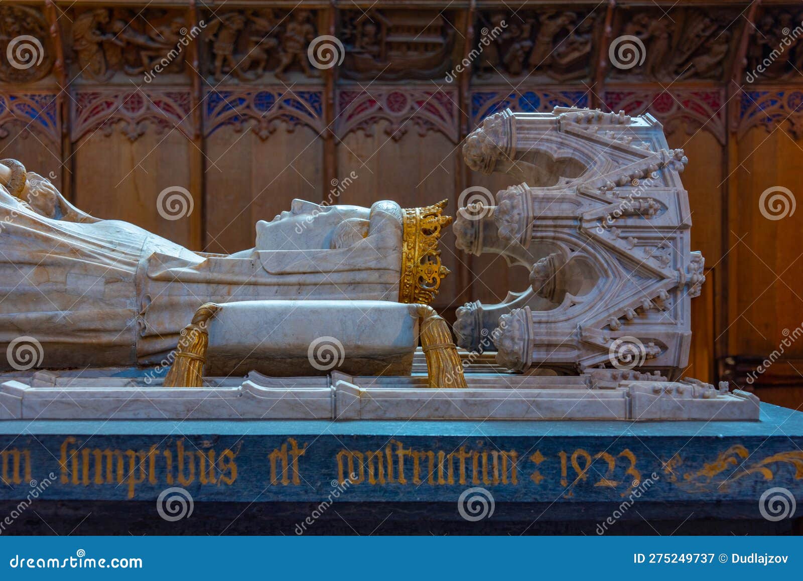 Roskilde, Denmark, June 23, 2022: Royal Tombs Inside of the Rosk ...