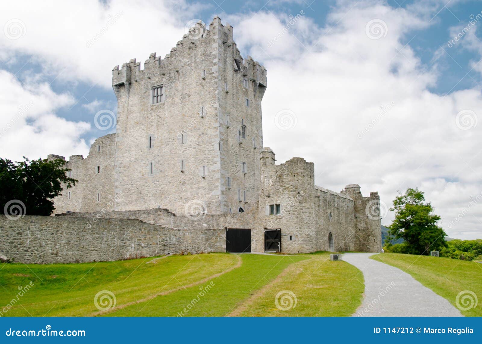 Ross Castle stock photo. Image of architecture, outside - 1147212