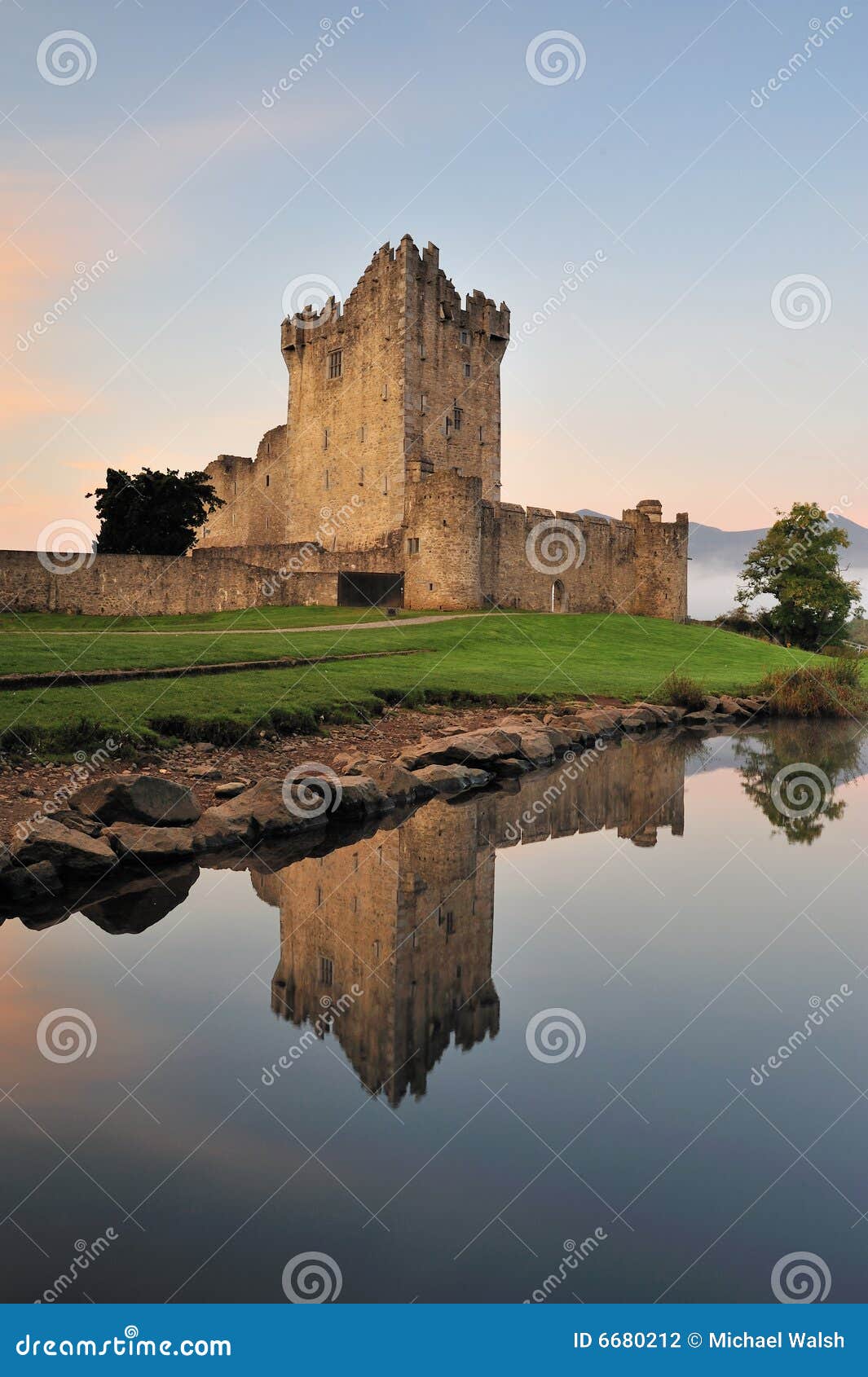 Ross Castle stock photo. Image of structures, aged, brick - 6680212