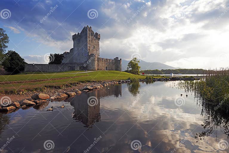 Ross Castle stock photo. Image of architecture, killarney - 9863438