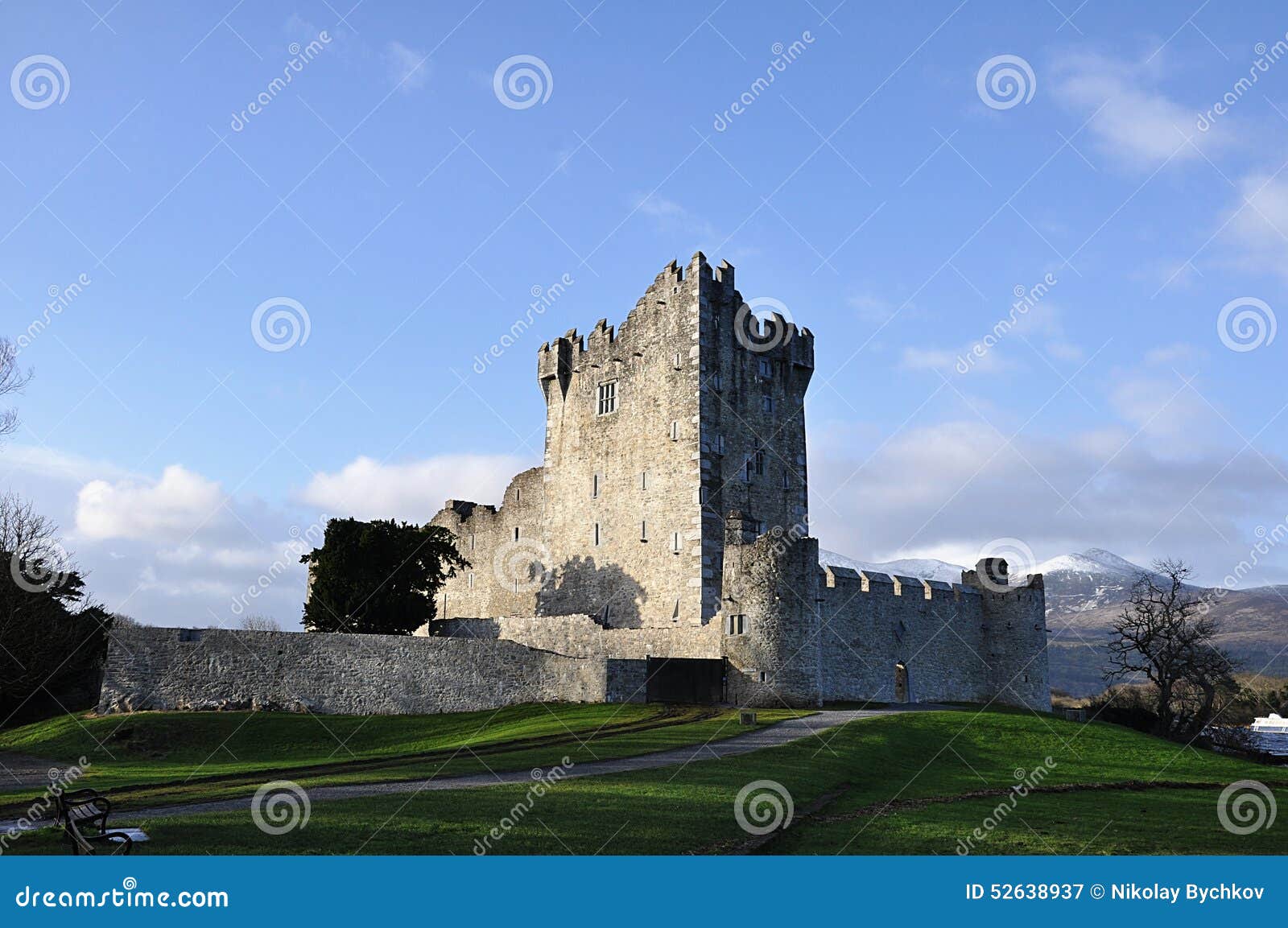Ross Castle stock image. Image of ghost, ancient, castle - 52638937