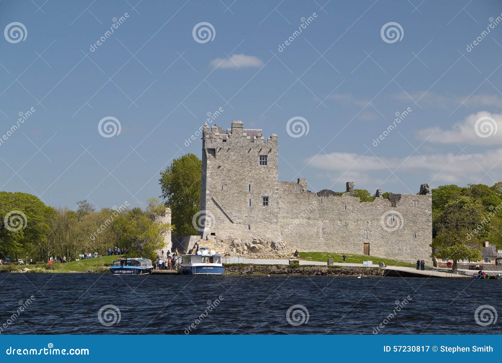 Ross Castle at Lough Leane, Killarney Editorial Photography - Image of ...