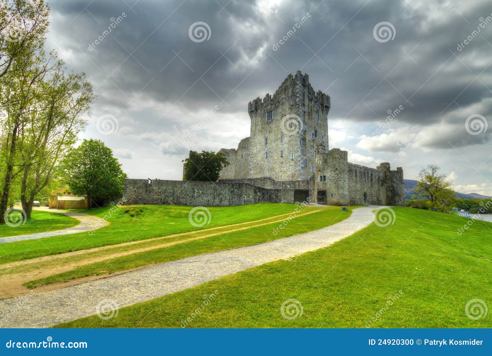 Ross Castle Near Killarney in Co. Kerry Stock Photo - Image of national ...