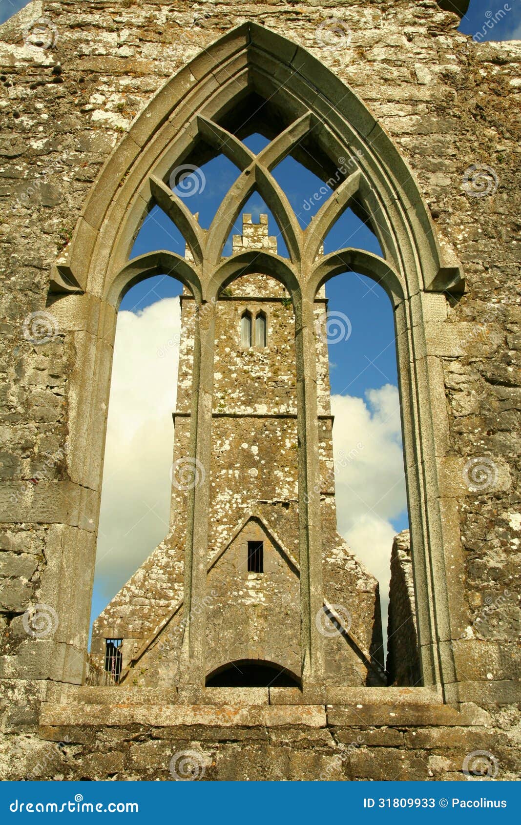 Ross Errilly Friary Abbey stock image. Image of errilly - 31809933