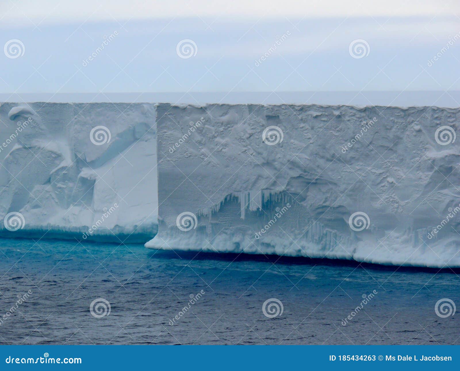 Ross Ice Shelf on the Ross Sea Antarctica Stock Image - Image of ...