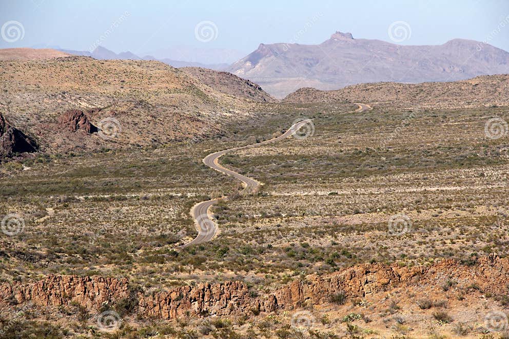 Ross Maxwell Scenic Drive stock photo. Image of tourism - 28997126