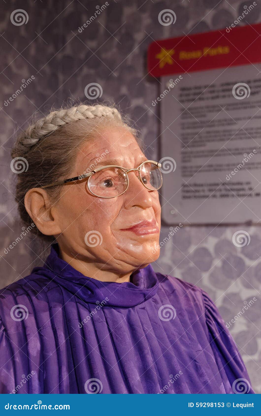 Rossa Parks wax Figure editorial stock photo. Image of history - 59298153