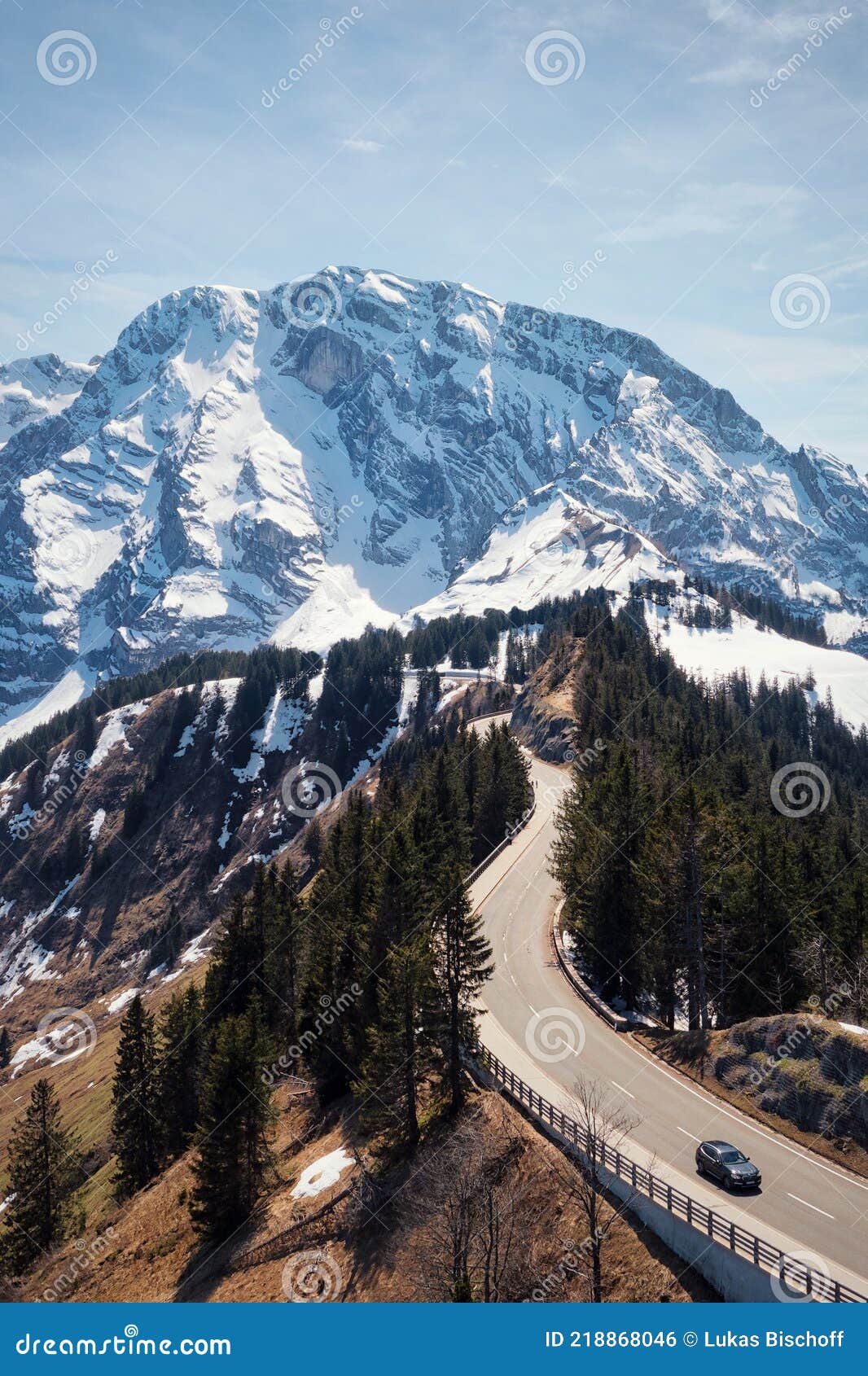 Rossfeld Panorama Road in the Alps in Southern Germany Stock Photo ...