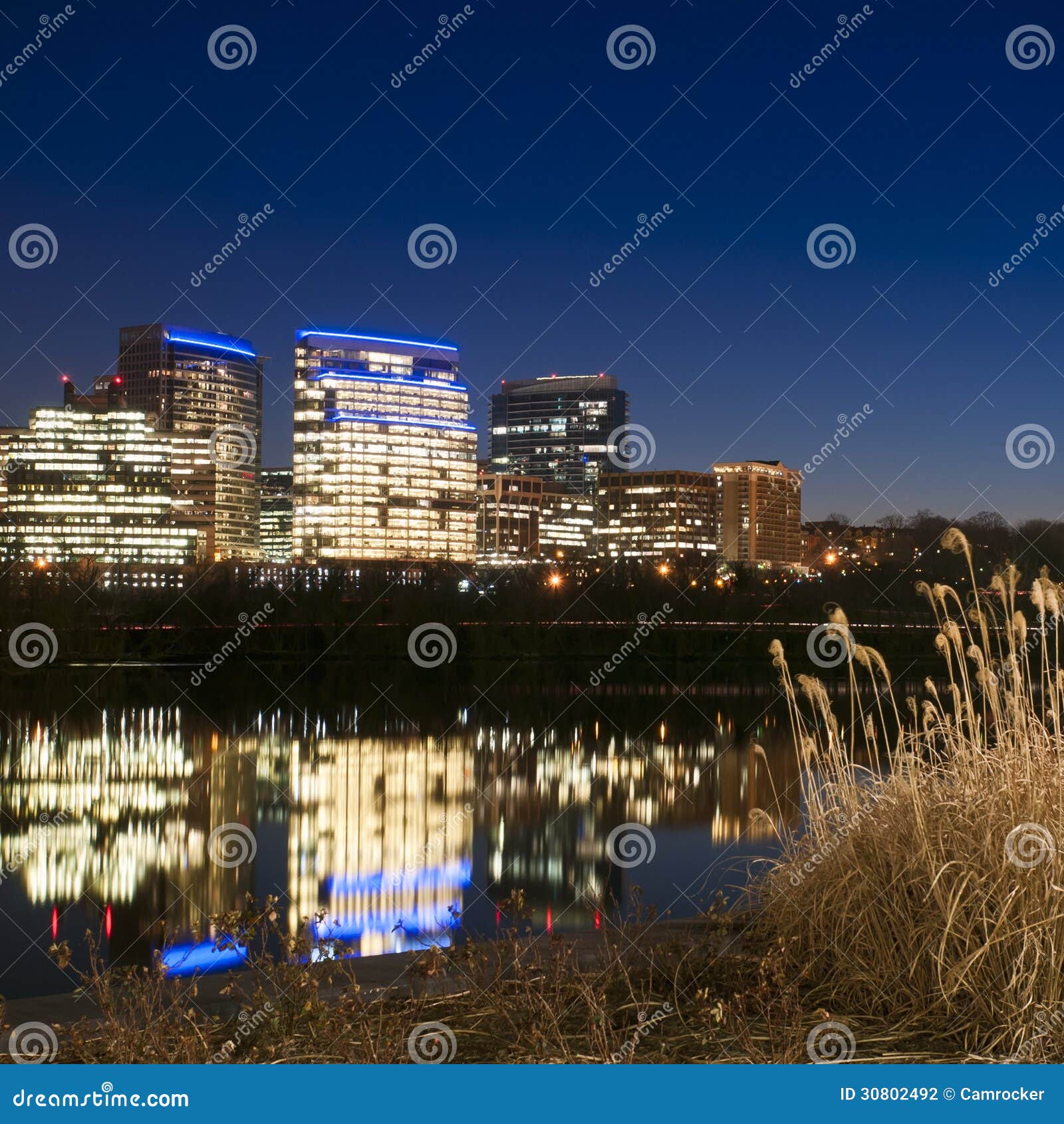 Rosslyn Virginia from the Boardwalk in Georgetown, Washington DC ...