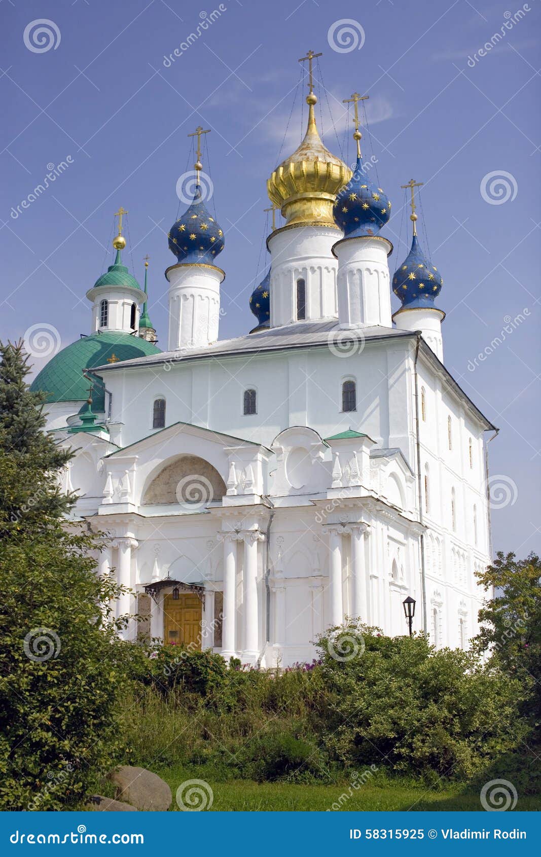 Rostov the Great Saviour Yakovlevsky Monastery Conception Church Stock ...