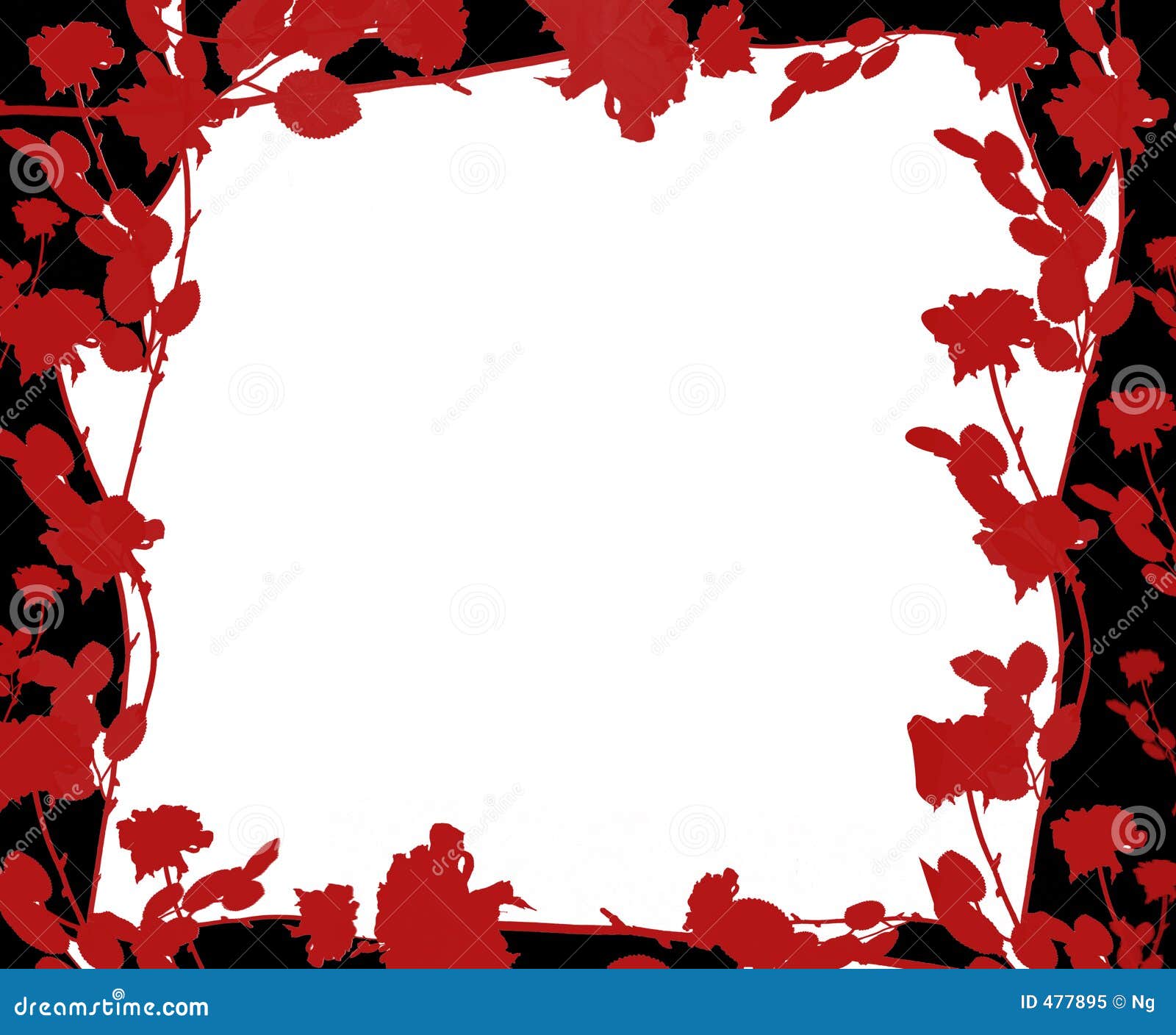 Clipart red roses border