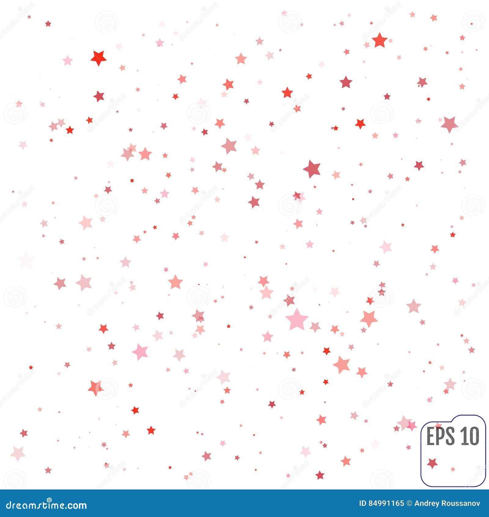 Rot-Sterne Auf Einem Weißen Hintergrund Vektor Abbildung - Illustration ...