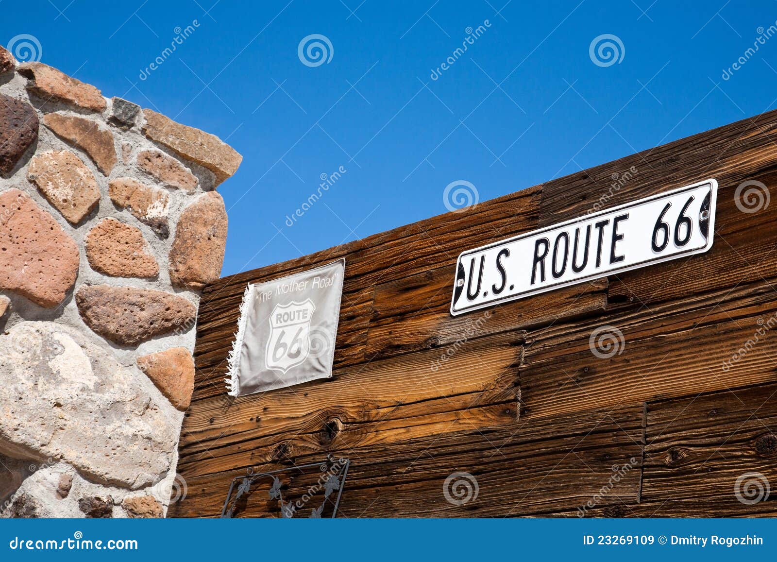 Rota 66 imagem de stock. Imagem de seis, retrocessos - 23269109