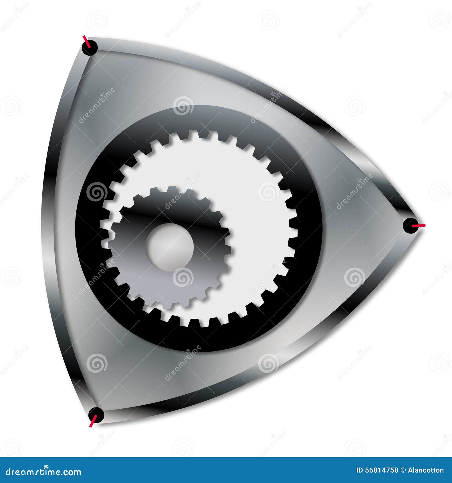 Rotary Engine Rotar stock illustration. Illustration of artwork - 56814750