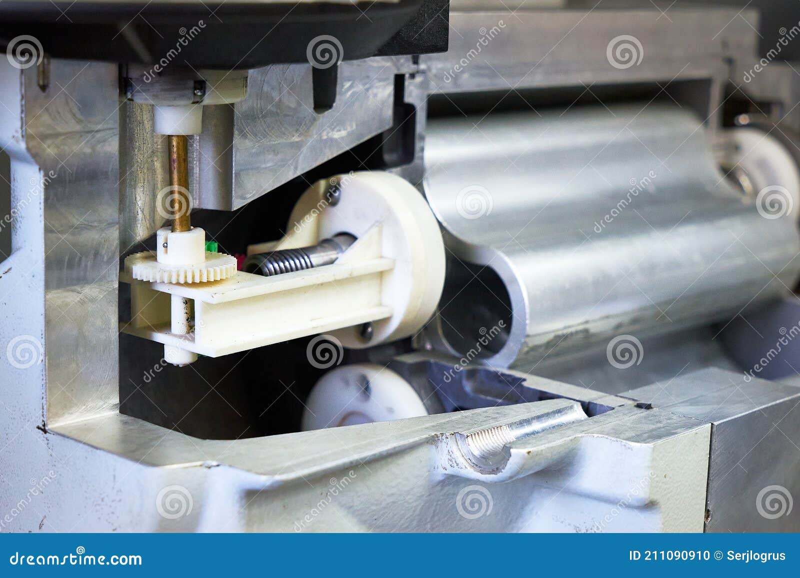 Rotary gas meter stock photo. Image of rotor, defrayal - 211090910