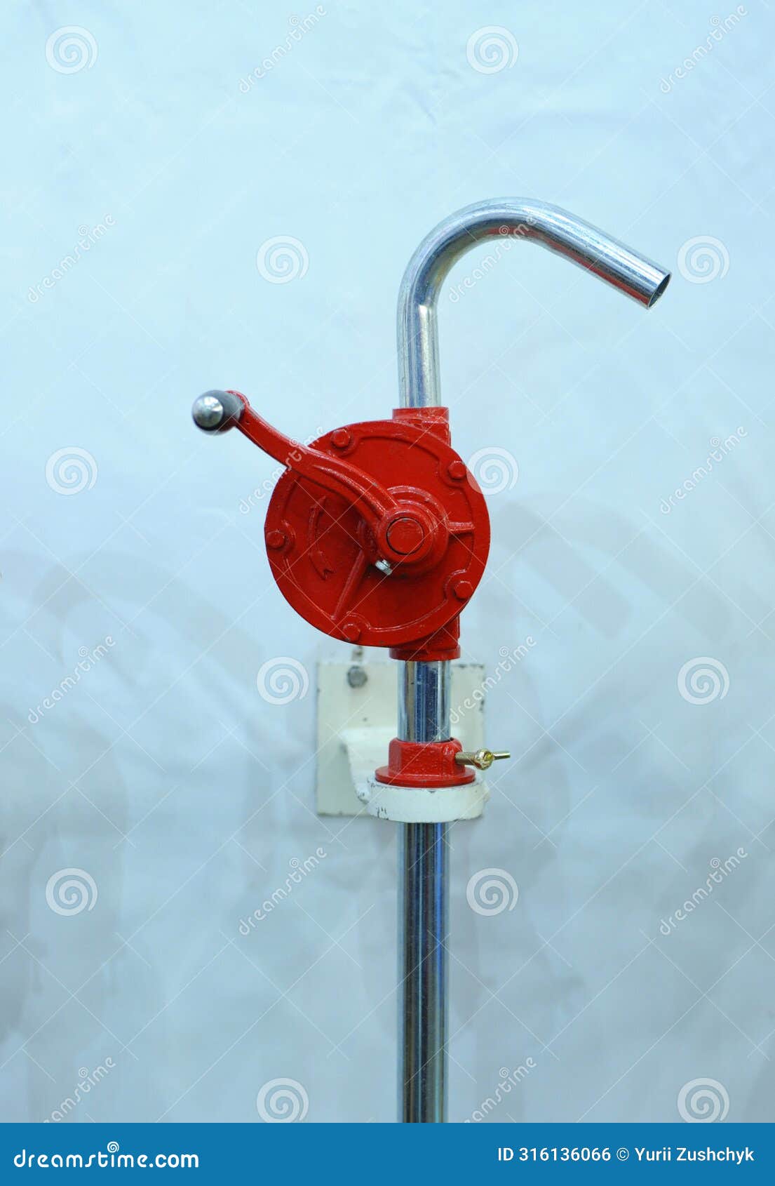 Rotary Hand Water Pump Set for Work Stock Photo - Image of mechanical ...