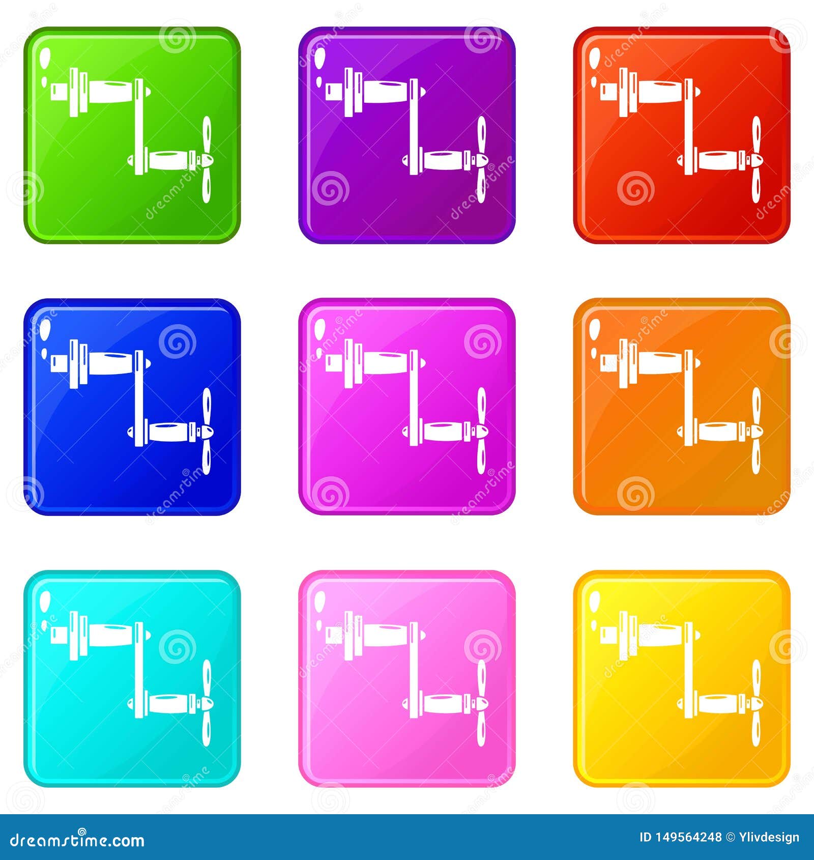 Rotary Handle Icon, Simple Style. Stock Vector - Illustration of ...