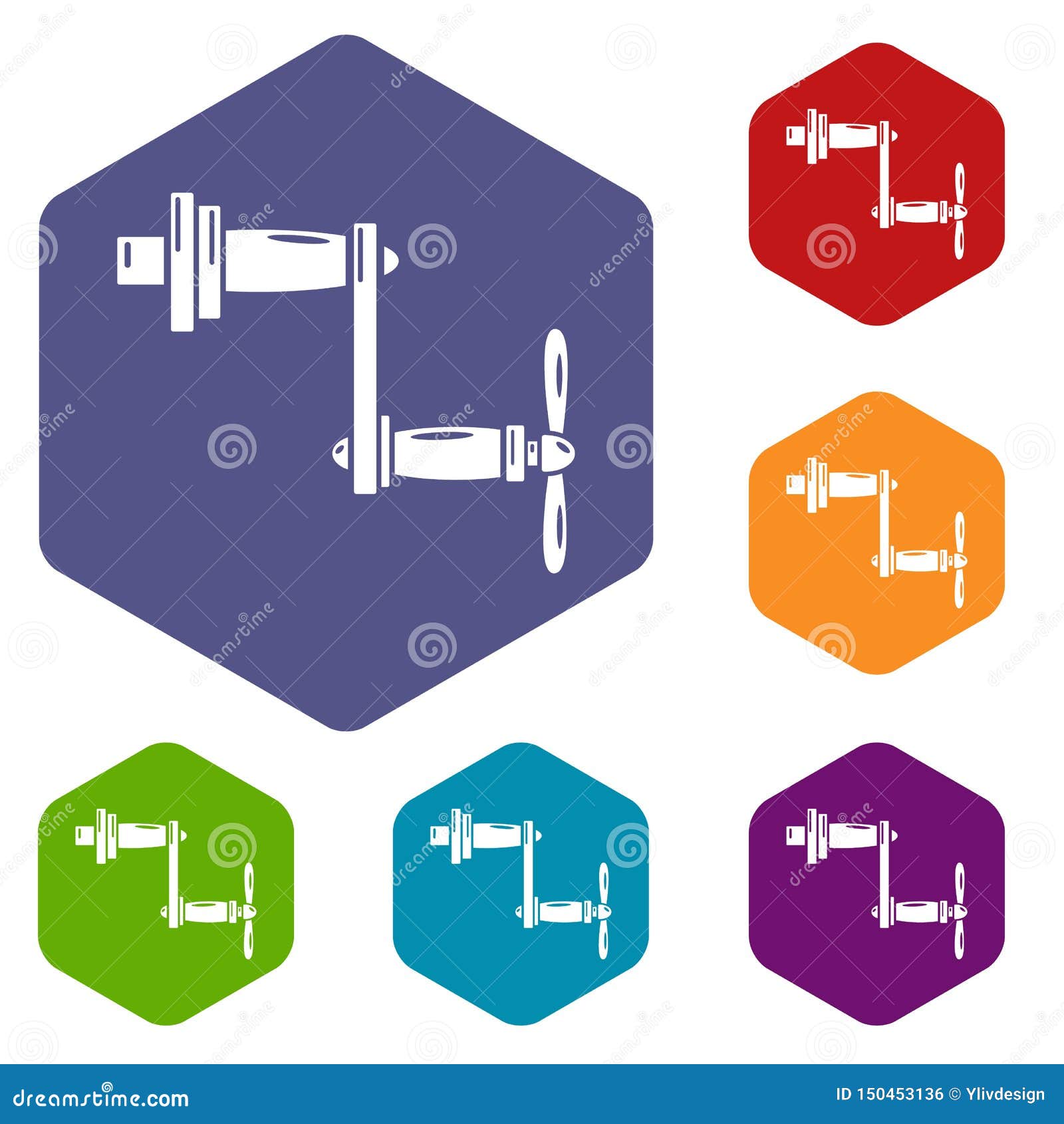 Rotary Handle Icon, Simple Style. Stock Vector - Illustration of ...